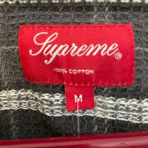 Supreme | Jackets & Coats | Limited Supreme Black Plaid Zip Up Thermal ...